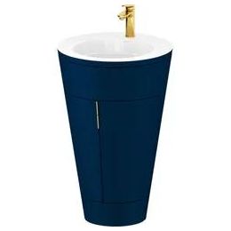 Duravit Starck 1,c-bonded Set S19513O34980000 Griff Gold, Keramik Wei&szlig; Matt, bodenstehend Stein Grau Seidenmatt, 864 x 560 x 605 mm
