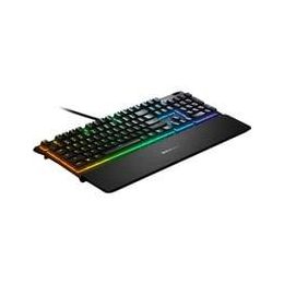 SteelSeries APEX 3, Gaming-Tastatur schwarz, DE-Layout, Rubberdome