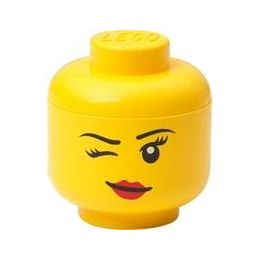 LEGO Storage Head "Whinky", mini, Aufbewahrungsbox gelb