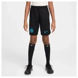 Nike Inter Mailand Dri-FIT Stadium Heimshorts Kinder 010 - black/chlorine blue XL (158-170 cm)