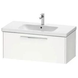 Duravit D-Code Waschtischunterschrank DC4668010180000 Griff Chrom, Wei&szlig; Matt, Wandh&auml;ngend, Auszug 1, 984x400x460 mm