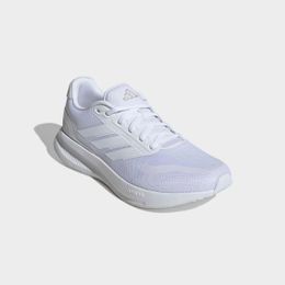Laufschuh adidas Performance "RUNFALCON 5", Herren, Gr. 46,5, wei&szlig; (cloud wei&szlig;, cloud wei&szlig;, cloud wei&szlig;), Synthetik, Textil, Schuhe Laufschuh