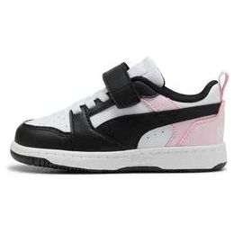 Puma Rebound V6 Low AC+ Baby-Sneaker 37 - Puma white/Puma black/pearl pink 24