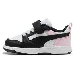 Puma Rebound V6 Low AC+ Baby-Sneaker 37 - Puma white/Puma black/pearl pink 23