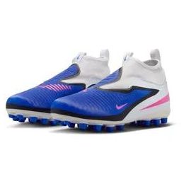 Nike Jr. Phantom 6 Academy FG/MG Fu&szlig;ballschuhe Kinder 446 - racer blue/pink blast-white 33.5