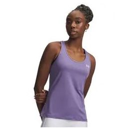 Under Armour Tech Mesh Racer Tanktop Damen 520 - purple luxe/white L