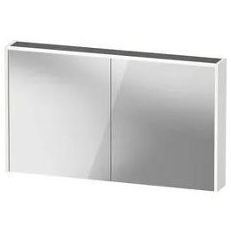 Duravit D-Code Spiegelschrank Verspiegelt DC7108018182000 1200x700x148, Wei&szlig; Matt, Steckdose J, LED Beleuchtung