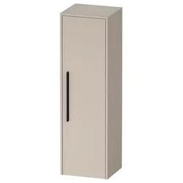 Duravit D-Code Halbhochschrank DC1338RBD910000 Griffe Diamantschwarz, Taupe Matt, 400x1320x36 mm