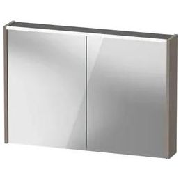Duravit D-Code Spiegelschrank Verspiegelt DC7107043431000 1000x700x148, Basalt Matt, Steckdose E, LED Beleuchtung