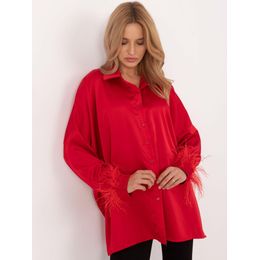 Madnezz House Bluse Damen Gr&ouml;&szlig;e M/L knallrot
