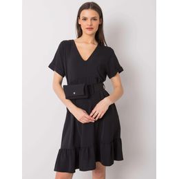 Madnezz House Kleid Damen Gr&ouml;&szlig;e 38/40 schwarz Winterkleid