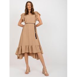 Madnezz House Kleid '59101.31' Damen Gr&ouml;&szlig;e 38/40 camel Winterkleid