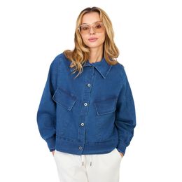 Madnezz House &Uuml;bergangsmantel Damen Gr&ouml;&szlig;e M/L blue denim