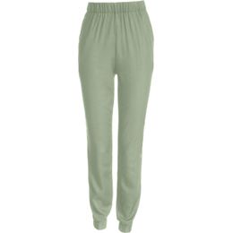 Damen Haremshose mit B&uuml;ndchen am Saum eucalyptus, Gr&ouml;&szlig;e 25