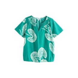 next Bluse Damen Gr&ouml;&szlig;e 4XL t&uuml;rkis / mint / wei&szlig;