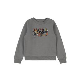 Jack & Jones Mini Sweatshirt 'JJGEPLAS' Jungen Gr&ouml;&szlig;e 104 senf / grau / orange / schwarz