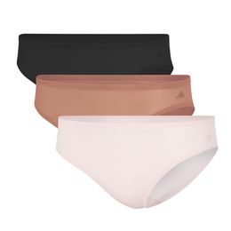 Bikinislip adidas Sportswear "Sport Active Light Flex-Packaged Panties", Damen, Gr. XXL, 900, schwarz, beige, braun, Single Jersey, Obermaterial: 76% Polyamid, 24% Elasthan, k&ouml;rpernah, Unterhosen Bikinislip, elastisch, Single Jersey-Qulit&auml;t, weich, bequem