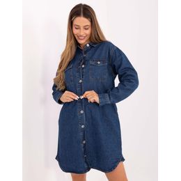 Madnezz House Sommerkleid Damen Gr&ouml;&szlig;e 34 blue denim