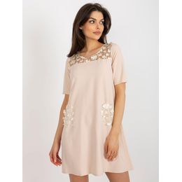 Madnezz House Abendkleid Damen Gr&ouml;&szlig;e 38 beige