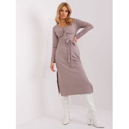 Madnezz House Kleid '509456.99' Damen Gr&ouml;&szlig;e 40/42 beige Winterkleid