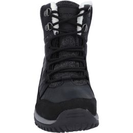 Wanderschuh Hi-Tec "Hi-Tec Stiefel Riva Mid Wp Frauen", Damen, Gr. 40, Normalschaft, schwarz, PU, Kunstfell, EVA, Gummi, Schuhe Wanderschuh