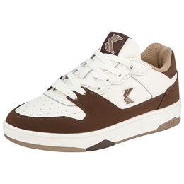 Sneaker Karl Kani "89 2K", Herren, Gr. 44, beige, Leder, Schuhe Sneaker