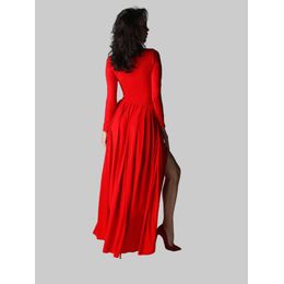 Madnezz House Abendkleid 'Storm' Damen Gr&ouml;&szlig;e 42 feuerrot Winterkleid