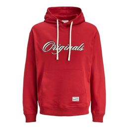 Jack & Jones Jack & Jones Sweatshirt Herren Gr&ouml;&szlig;e L rot / wei&szlig;