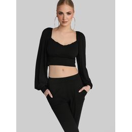 Madnezz House Bluse Damen Gr&ouml;&szlig;e M schwarz