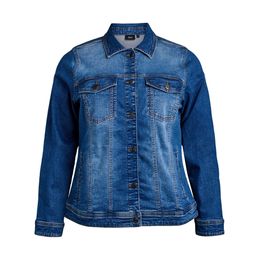 ZIZZI &Uuml;bergangsjacke 'Jalli' Damen Gr&ouml;&szlig;e 5XL/6XL blue denim
