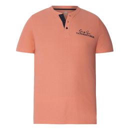 T-Shirt Jan Vanderstorm "T-Shirt GORTAN", Herren, Gr. 3XL, orange (hellorange), Obermaterial: 100% Baumwolle CO., Shirts T-Shirt