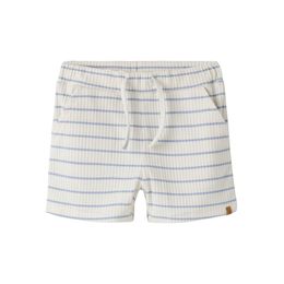 Lil'atelier Shorts Jungen Gr&ouml;&szlig;e 116 opal / wei&szlig;