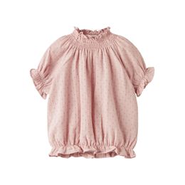 Lil'atelier Bluse M&auml;dchen Gr&ouml;&szlig;e 116 apricot