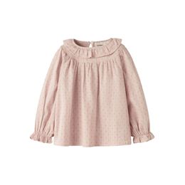 Lil'atelier Bluse M&auml;dchen Gr&ouml;&szlig;e 104 beige / dunkelbeige