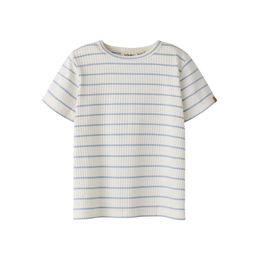 Lil'atelier T-Shirt Jungen Gr&ouml;&szlig;e 122/128 opal / wei&szlig;