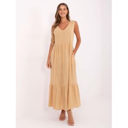 Madnezz House Kleid Damen Gr&ouml;&szlig;e 42 camel Winterkleid