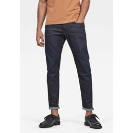 G-Star Raw Regular-fit-Jeans G-STAR "3301 Straight Tapered", Herren, Gr. 33, L&auml;nge 34, blau (schwarz, blau), Denim/Jeans, Obermaterial: 79% Baumwolle, 18% Polyester, 2% Elasthan, 1% sonstige Fasern, normal normal, Jeans Regular-fit-Jeans
