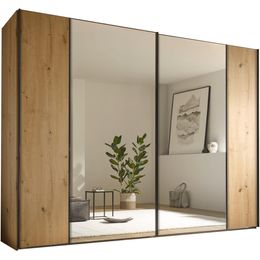 Schwebet&uuml;renschrank STAUD "Sonett 120 G, Made in Germany", artisan eiche, B:249cm H:222cm T:68cm, Holzwerkstoff, Schr&auml;nke, Schwebet&uuml;renschrank, mit vier verschiedenen Ausstattungsvarianten