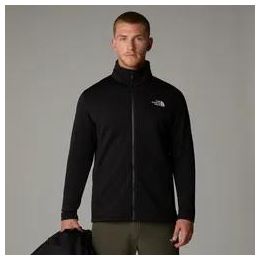 Outdoorjacke The North Face "M QUEST TRICLIMATE JACKET", Herren, Gr. S, schwarz (tnf schwarz, npf), Web, Obermaterial: 100% Polyester, elastischer Bund mit innenliegendem Gummizug, Jacken Outdoorjacke, mit Kapuze und hochschlie&szlig;endem Kragen, atmungsaktiv, wasserdicht, Topseller