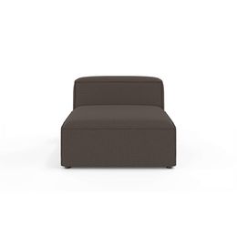 Chaiselongue OTTO HOME "HAILY Liegesessel, Loungem&ouml;bel zum Relaxen, Ma&szlig;e B/T/H: 100/130/72 cm", braun, B:100cm H:72cm T:130cm, 100% Polyester, Sofas, Chaiselongue, als Modul oder separat verwendbar, f&uuml;r individuelle Zusammenstellung