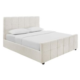 Riess Ambiente riess-ambiente Boxbett PRESTIGE 180x200cm creme Boucl&egrave; mit Stauraum