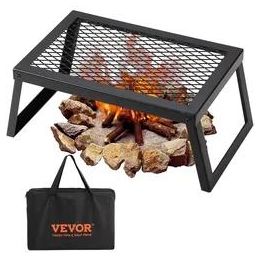 VEVOR BBQ Gills Holzkohlegrill Klappgrill 458 x 305 x 205 mm, Tischgrill Tragbarer Reisegrill 6 kg Belastbar, Outdoor Faltbar Picknickgrill Campinggrill Schwarz 300 &deg;C, f&uuml;r Terrasse, Camping, Party