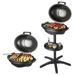 VEVOR Elektrogrill 2400W, 2-in-1 Standgrill Tischgrill, Partygrill mit einstellbarer Temperatur von 50&deg;C bis 350&deg;C und antihaftbeschichteter Keramikplatte f&uuml;r Grillpartys und Gartenpartys