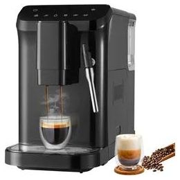 VEVOR Automatische Espressomaschine, 20 Bar automatische Kaffeemaschine mit Aufsch&auml;umer, Dampfd&uuml;se, eingebauter M&uuml;hle und 15-stufigen Mahleinstellungen, mit 1,5 l Wassertank
