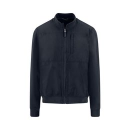 Hybridjacke Fynch-Hatton, Herren, Gr. M, blau (schwarz navy), Web, Obermaterial: 100% Polyester, unifarben, regular fit taillenbedeckt, B&uuml;ndchen, Jacken Hybridjacke, mit Taschen, Topseller