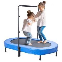 VEVOR Kindertrampolin Indoor / Outdoor-Trampolin faltbares Mini Trampolin mit Griff, Rebounder-Trampolin Gartentrampolin f&uuml;r Kleinkinder, Geburtstagsgeschenk f&uuml;r Kinder ab 3 Jahren f&uuml;r Spa&szlig;, Blau
