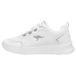 Sneaker Kangaroos "K-NJ STEPPER OS", Damen, Gr. 40, wei&szlig; (wei&szlig;, vapor grau), Textil, Schuhe Sneaker