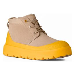 UGG Australia Winterboots UGG "NEUMEL WEATHER HYBRID", Herren, Gr. 13 (46), hellbeige, Synthetik, Textil, Veloursleder, Schuhe Winterboots, Gummistiefel, Galoschen, Schlupfstiefel mit gepolstertem Fu&szlig;bett