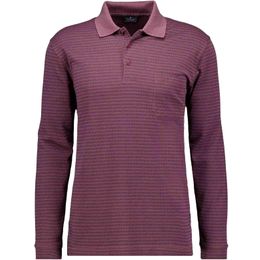 Poloshirt Ragman, Herren, Gr. S, bordeauxrot, 70% Baumwolle 30% Polyester, regular fit, ohne Ausschnitt, Shirts Poloshirt