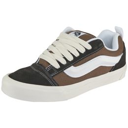 Sneaker Vans "Knu Skool", Herren, Gr. 43, braun, braun, Leder, Textil, Schuhe Sneaker, unisex